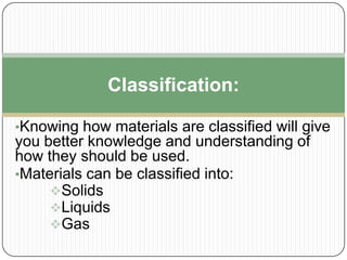 Materials in construction | PPTX