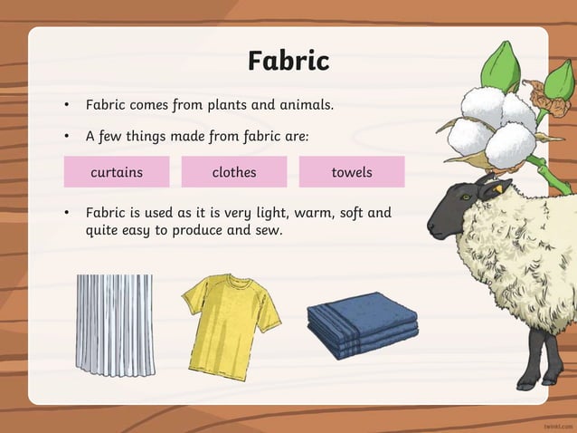 Materials information power point | PPTX