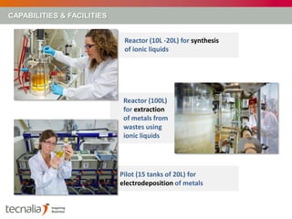 Materials ionic liquids_tecnalia_2015 | PDF