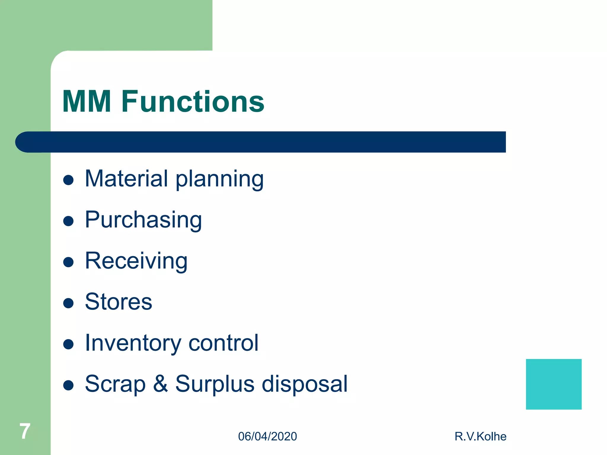 Materials Management in Civil Engineering | PDF