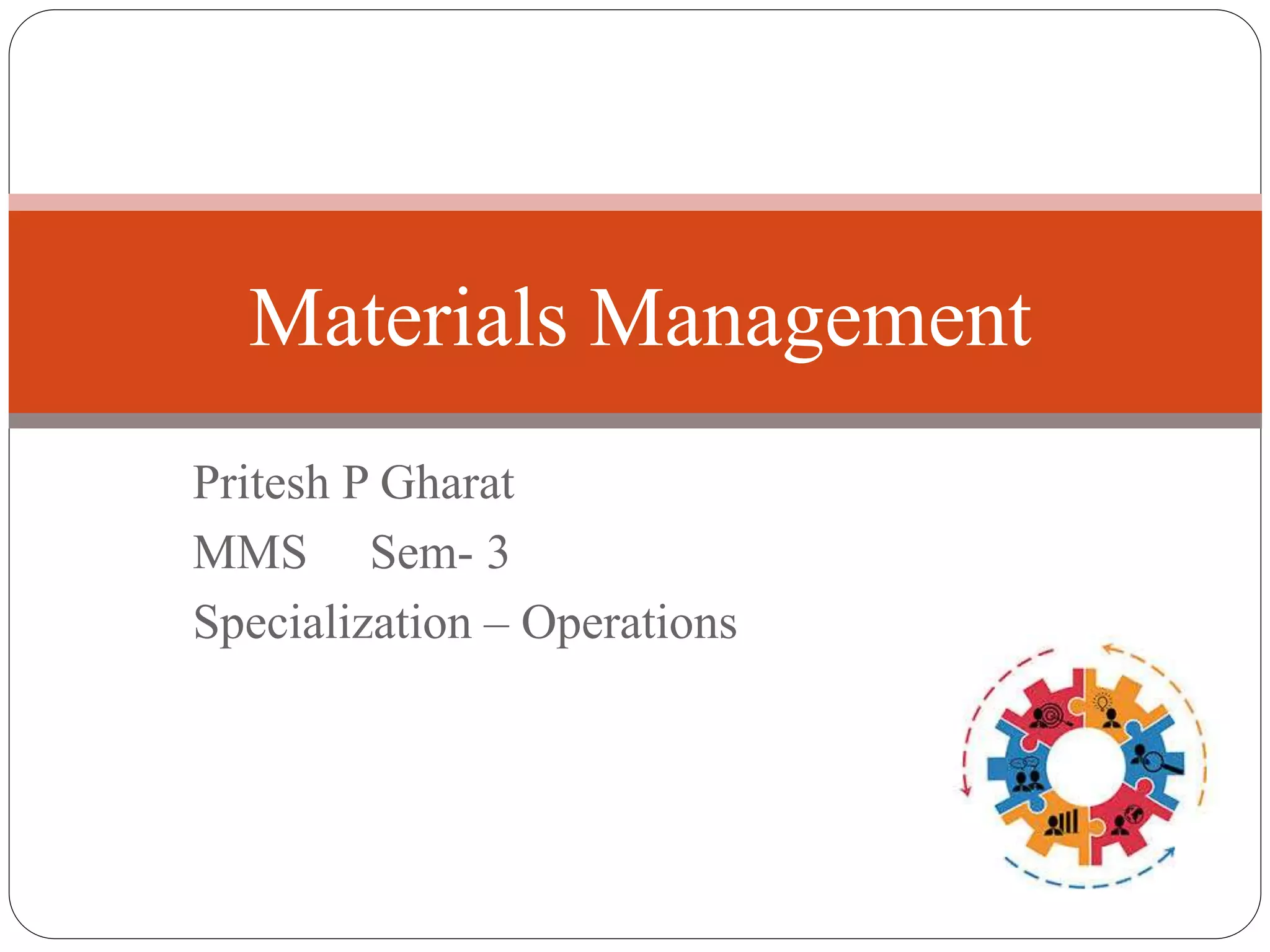 Materials management purchasing | PPTX | Logistics | Business