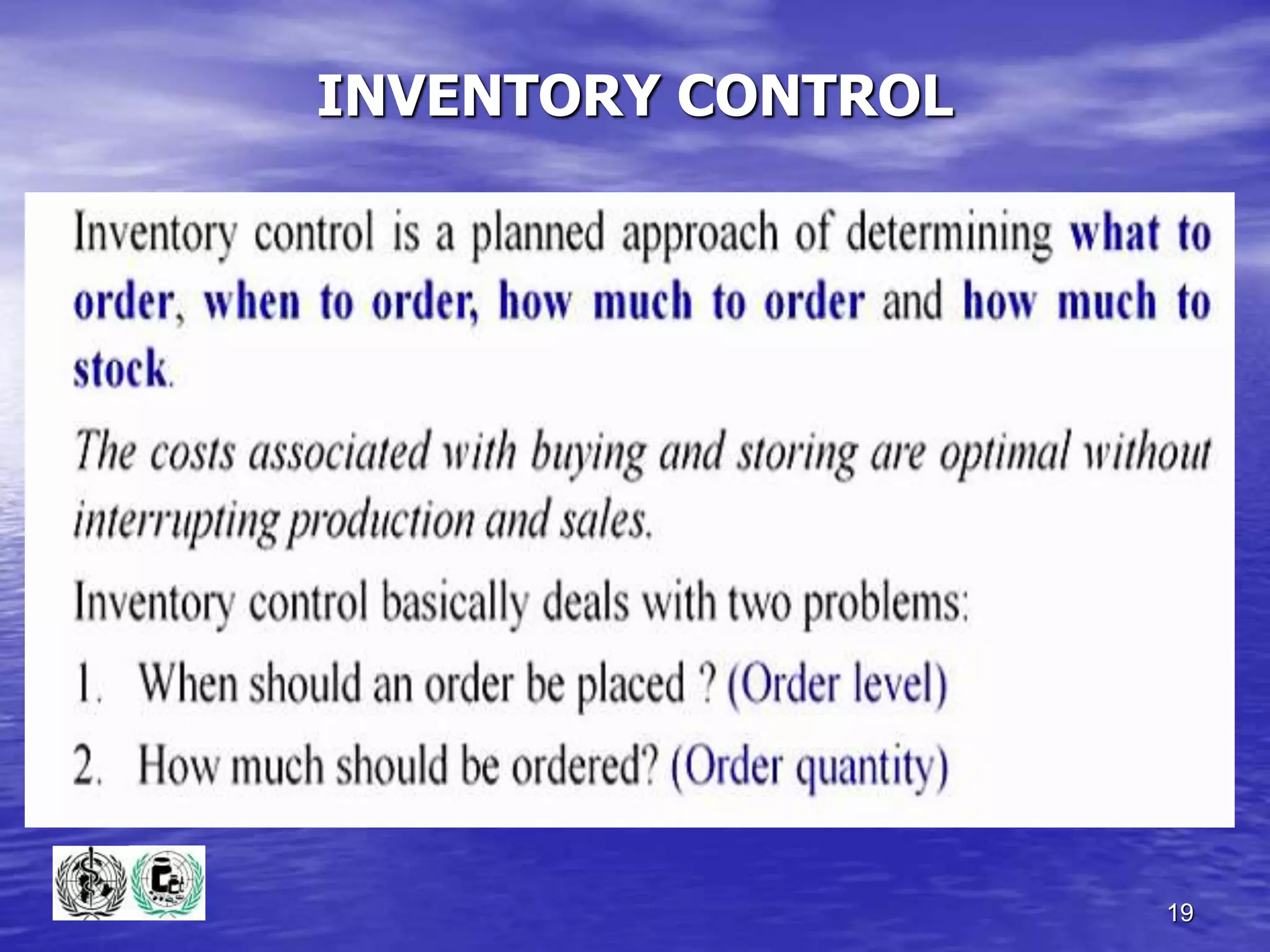 Materials Management Introduction to Inventory.ppt