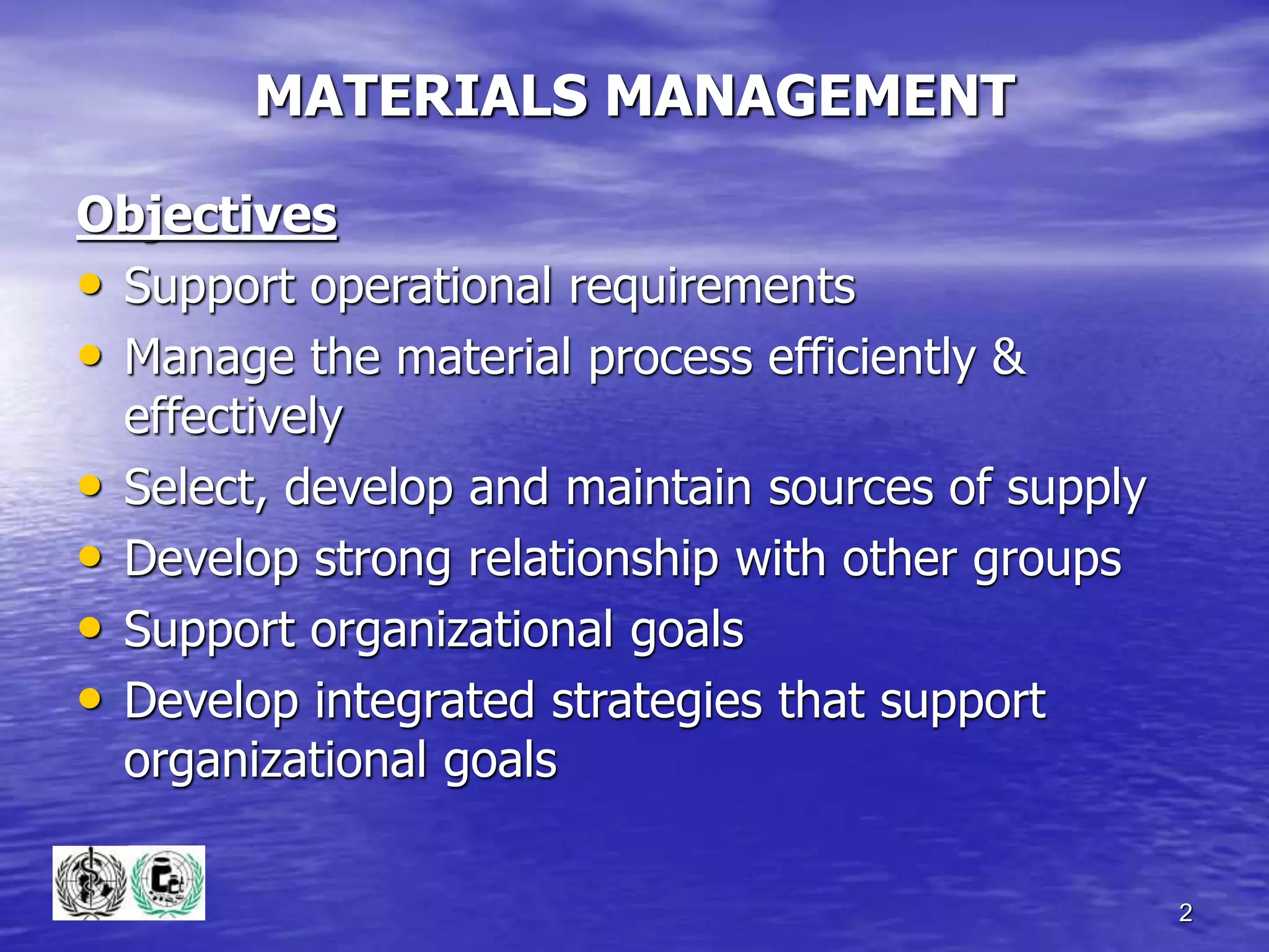 Materials Management Introduction to Inventory.ppt