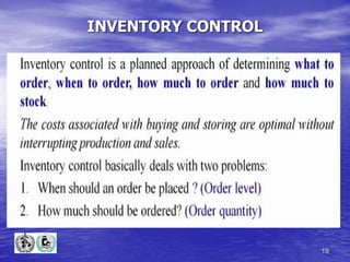 Materials Management Introduction to Inventory.ppt
