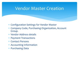 Materials Management Enterprise structure overview | PPTX
