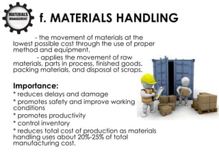 Materials management ppt | PPTX