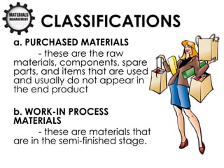Materials management ppt | PPTX