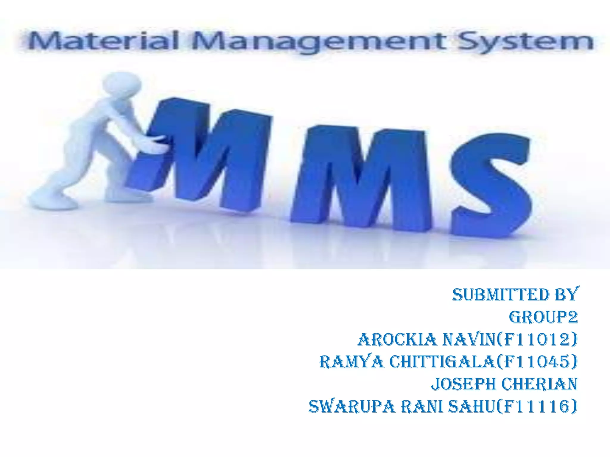 Materials management system | PPT