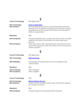 Materials management terms | PDF