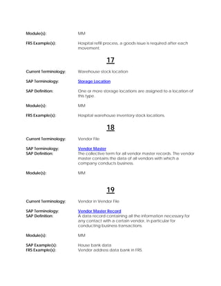 Materials management terms | PDF