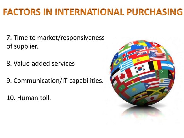 Materials management International buying | PPTX | Mergers and ...