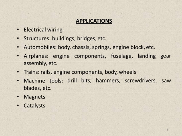 Materials & Manufacturing Process - Mechanical Engineering | PPTX | Chemistry | Science