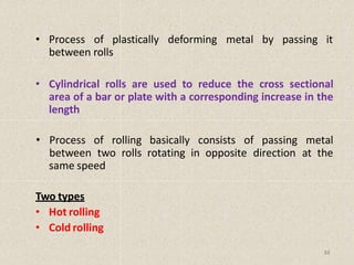 Materials & Manufacturing Process - Mechanical Engineering | PPTX
