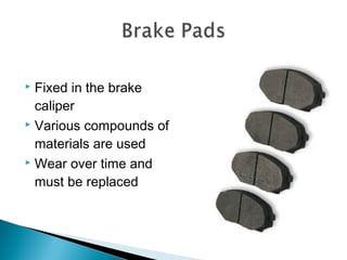 Materials of brake pads | PPT