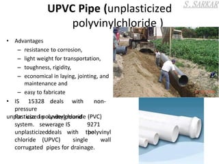 Materials of sewer | PPT