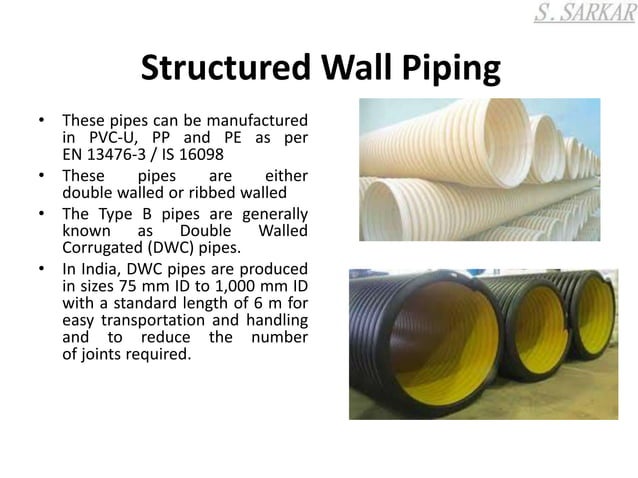 Materials of sewer | PPT