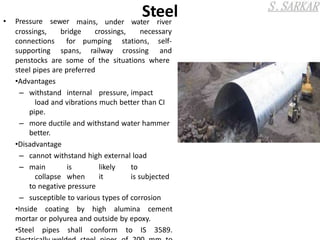 Materials of sewer | PPT
