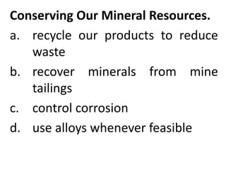 Materials of the Earth | PPTX | Chemistry | Science