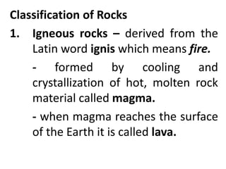 Materials of the Earth | PPTX | Chemistry | Science