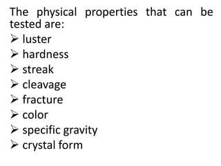 Materials of the Earth | PPTX | Chemistry | Science