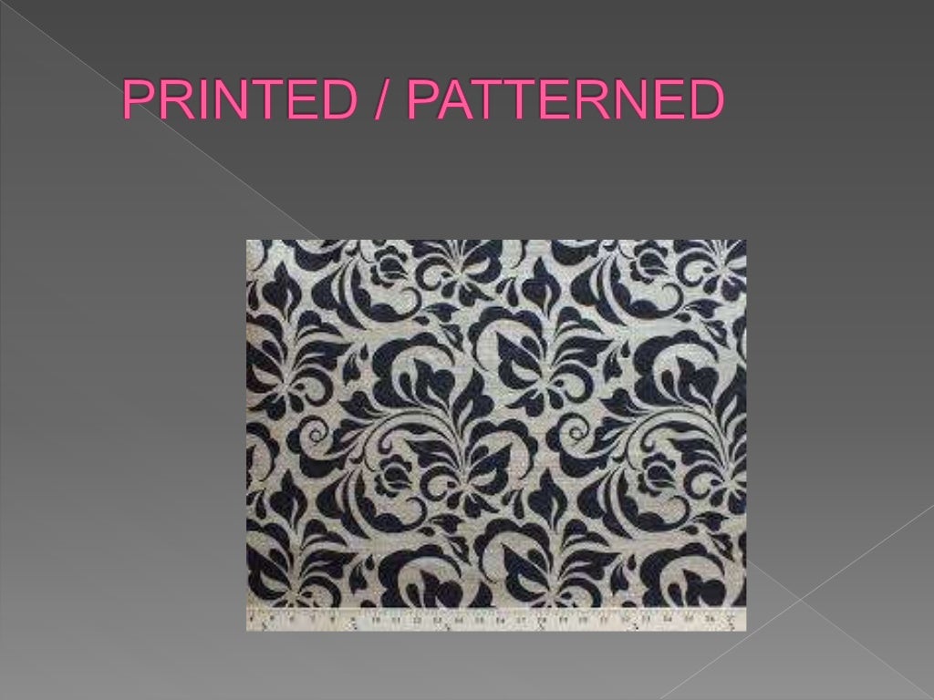 Materials & Patterns