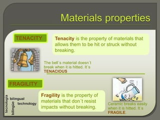 Materials properties | PPTX