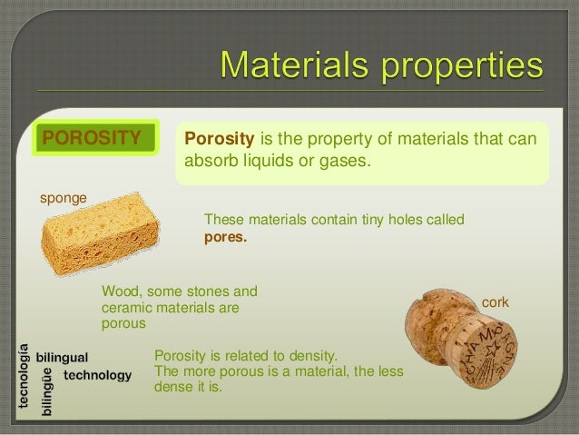 Materials properties