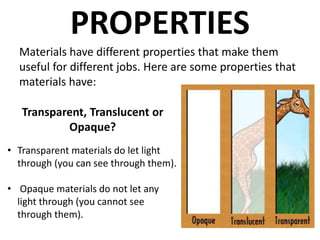 Materials properties | PPTX