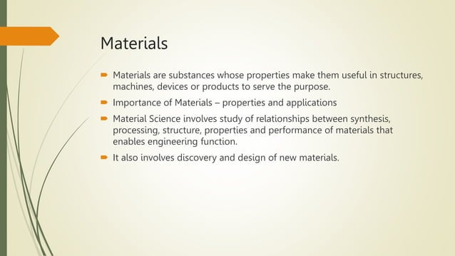 Materials Science notes ppt for 1st year mechanical engineering.pptx ...