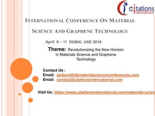 Materials science conferences | PPT