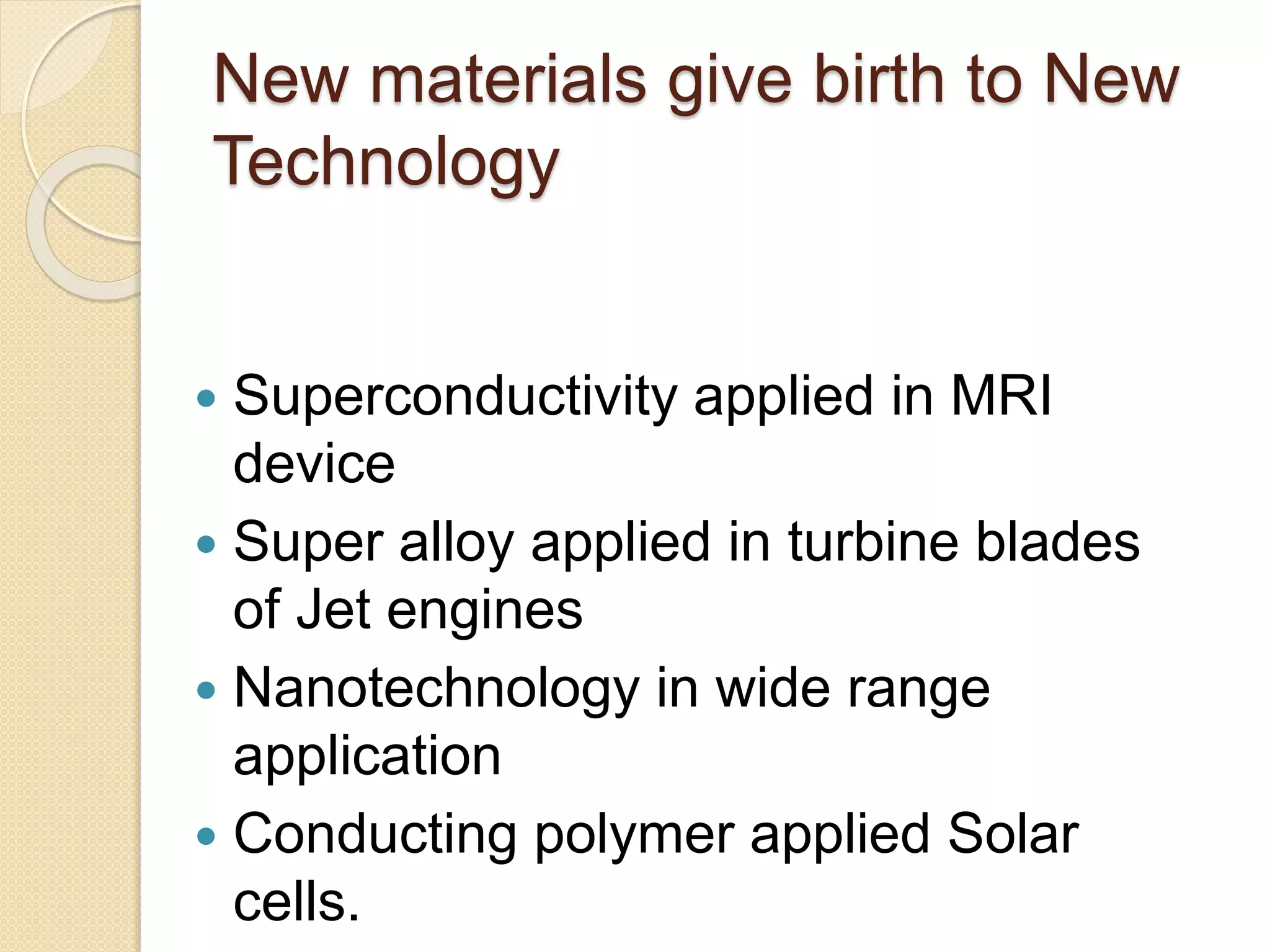 Materials science & engineering | PPT