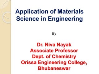 Materials science & engineering | PPT