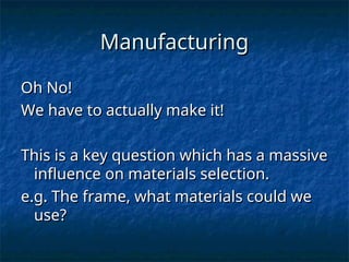 materials selection materials selection.ppt