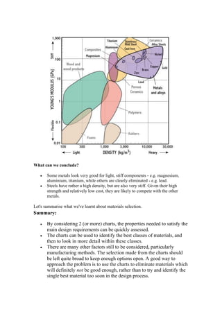 Materials Selection for engineering materials | PDF