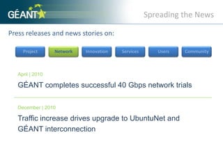 GÉANT Materials showcase | PPTX