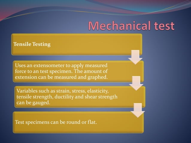 Materials testing | PPT