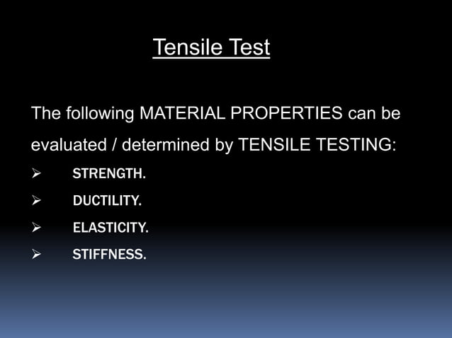 Materials testing | PPTX | Physics | Science