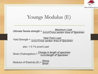 Mechanical Testing of Materials | PPSX
