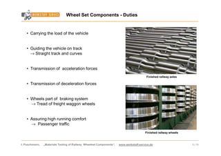Materials testing of railway wheelset components | PDF