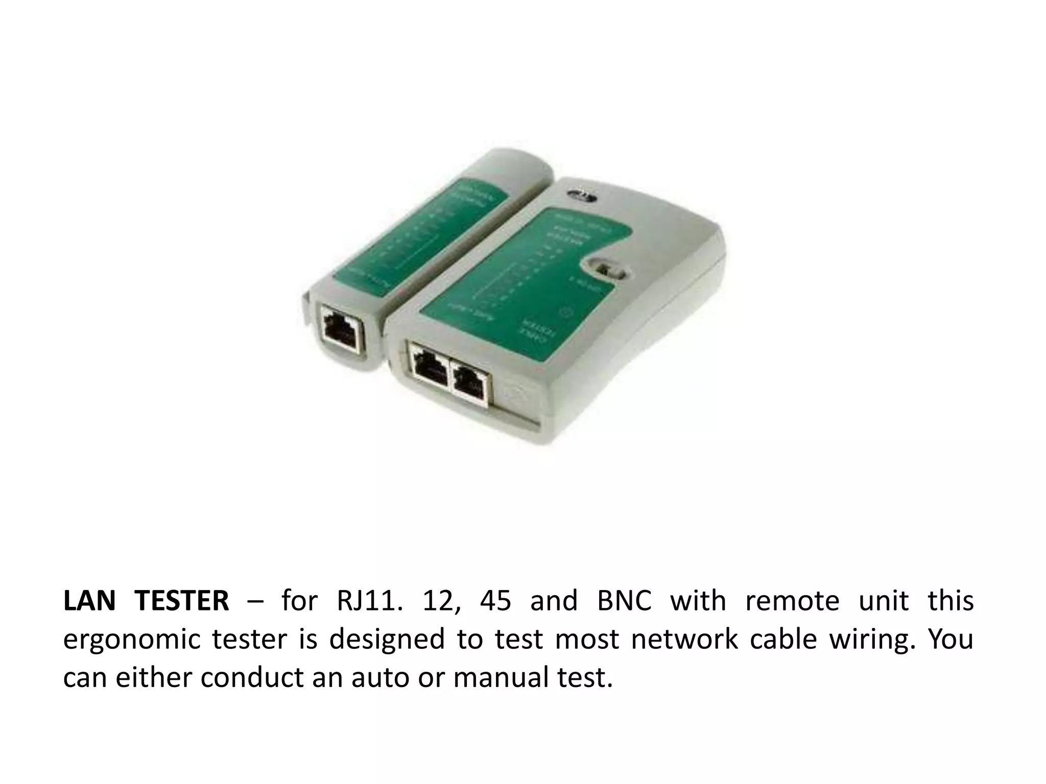 Materials, Tools, Equipment and Testing Devices | PPTX