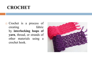 Material studies | PPTX | Needlework | Arts and Crafts