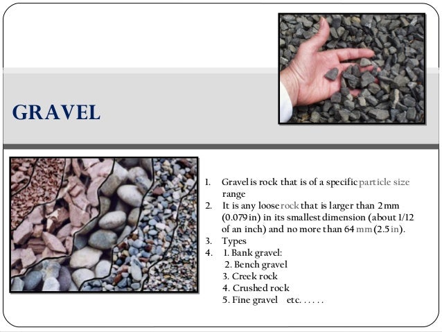 Difference Between Sand Silt And Clay And Gravel