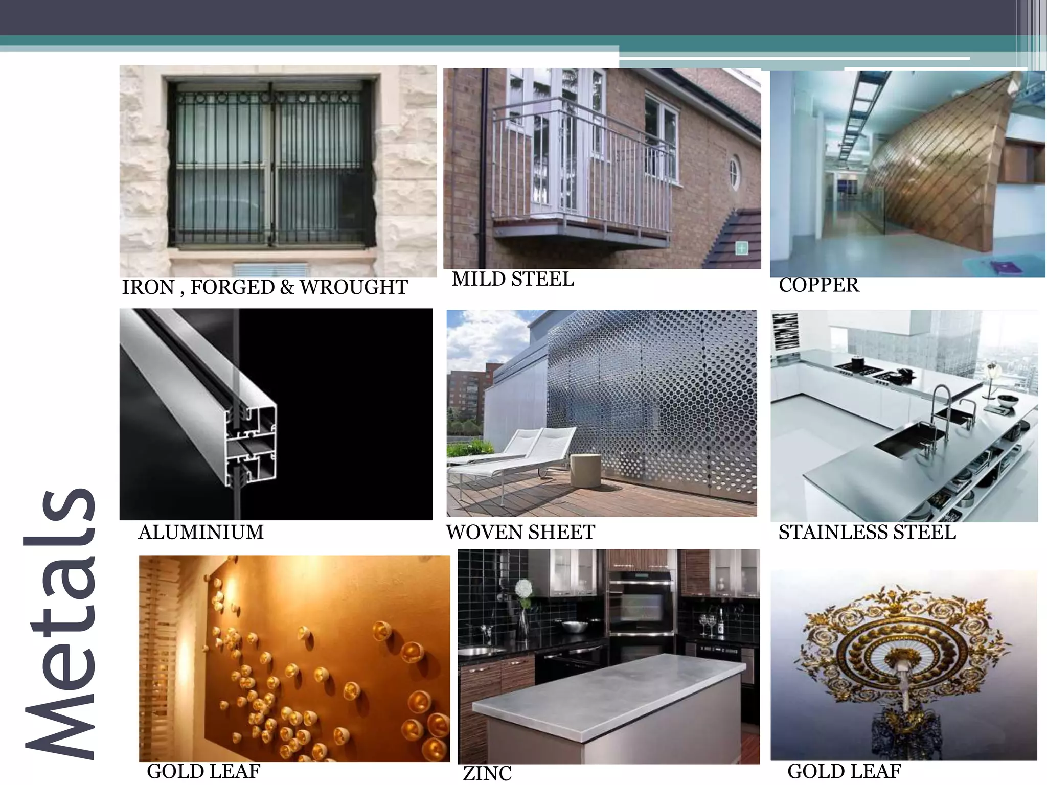 List of Interior Material and Surfaces | PPTX