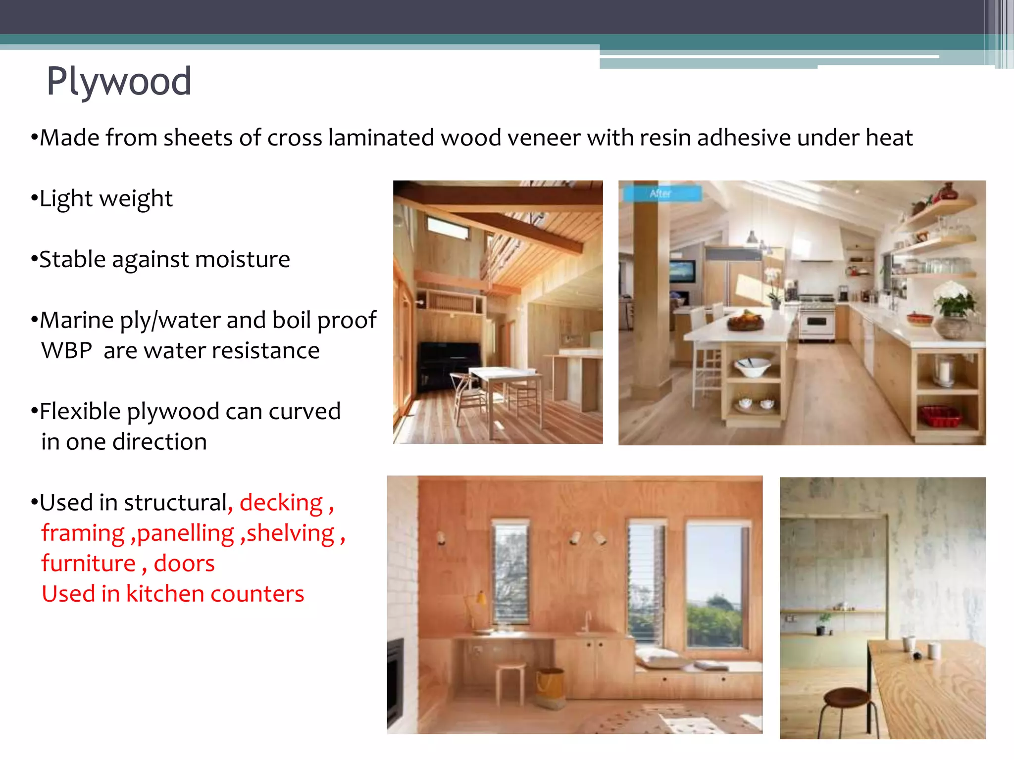 List of Interior Material and Surfaces | PPTX