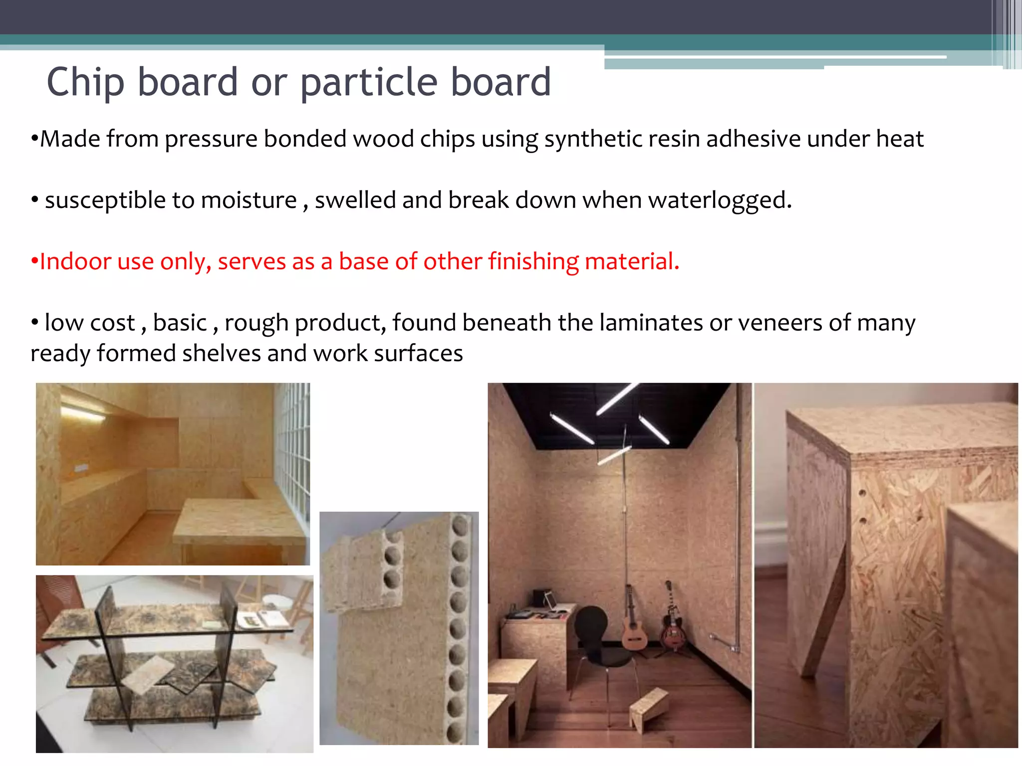 List of Interior Material and Surfaces | PPTX