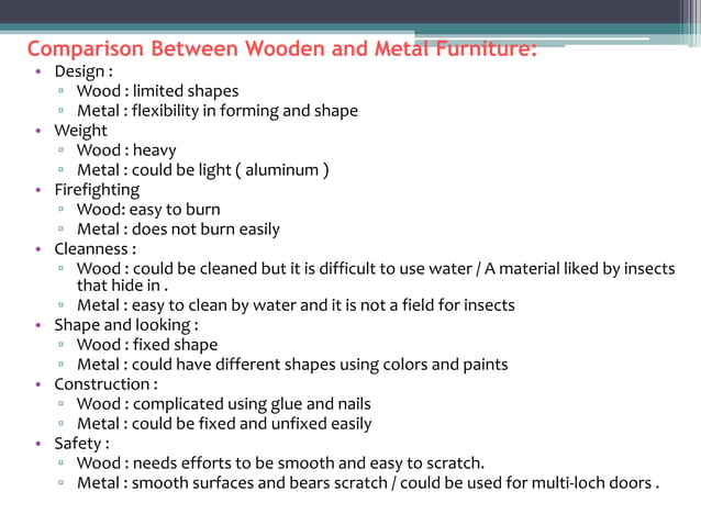 List of Interior Material and Surfaces | PPTX | Woodworking | Arts and ...