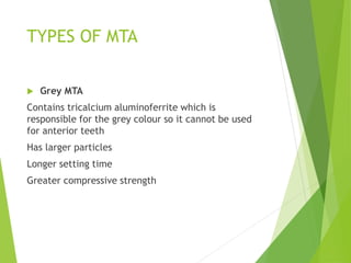 Materials used in endodontics and tooth isolation | PPTX
