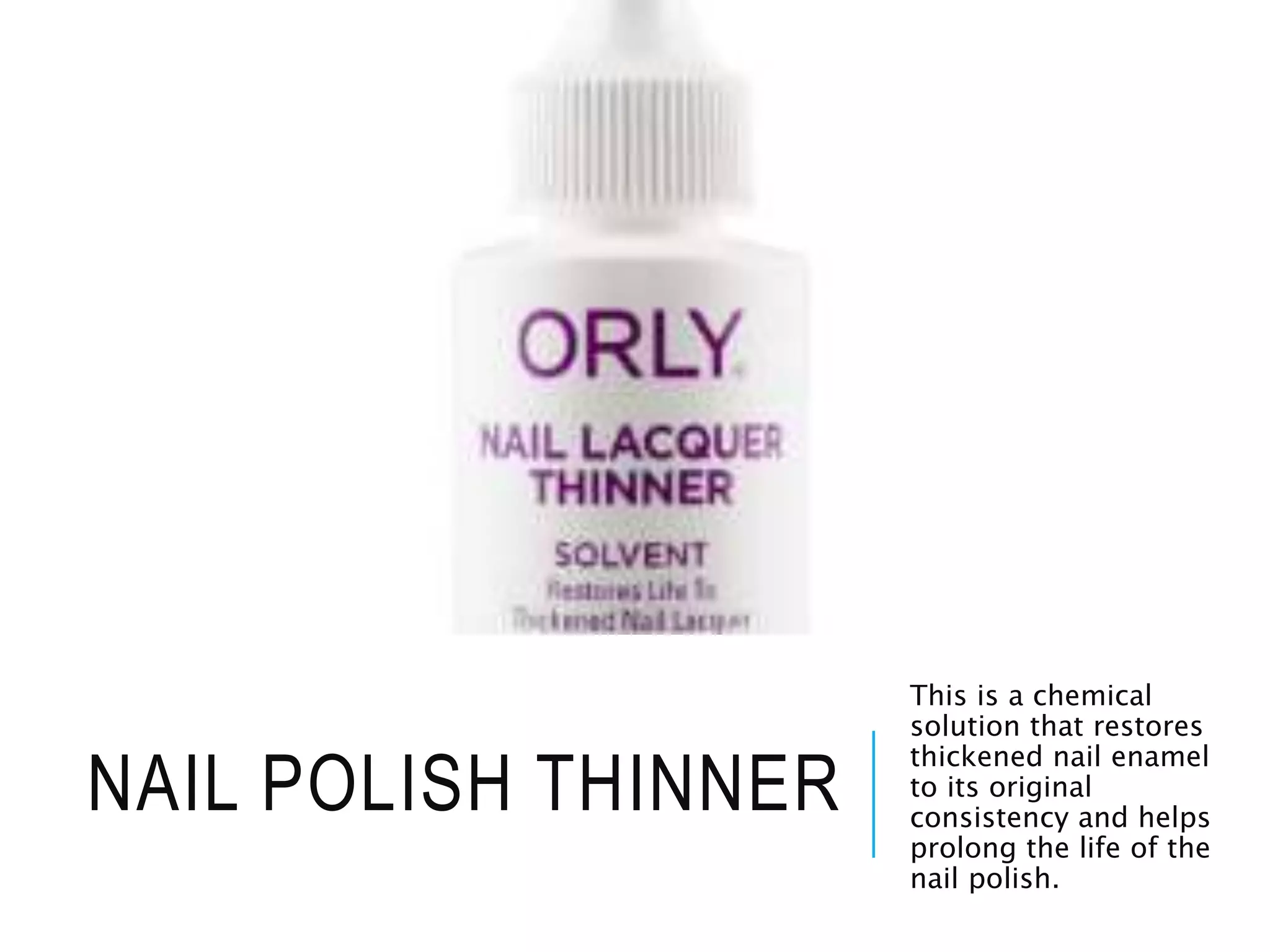 Materials used in nail care | PPTX