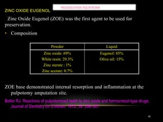 Materials used in pediatric endodontics | PPTX