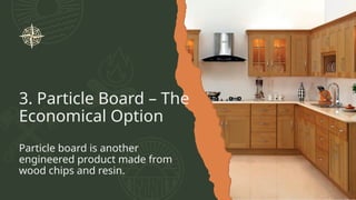 Materials Used to Create the Perfect Modular Kitchen | PPTX